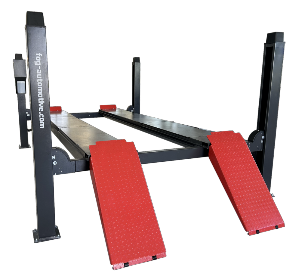 4-post lift alignment lifts with integrated auxiliary lift 5,0 T ...