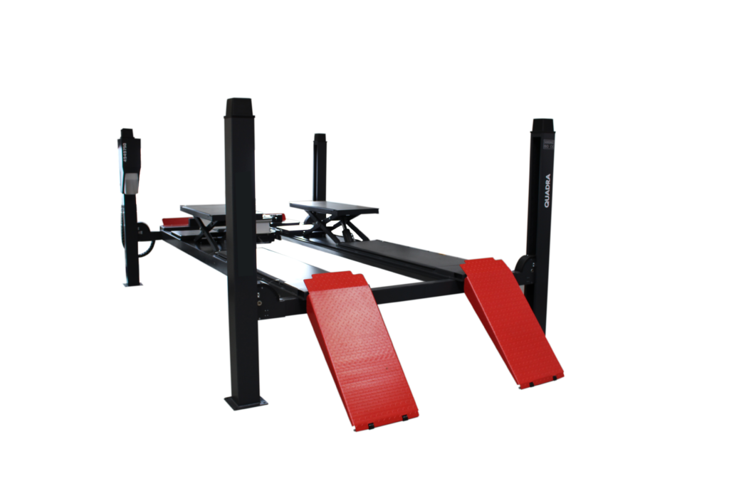 4-post lift alignment lifts with integrated auxiliary lift 5,0 T ...