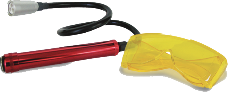 UV cobra led lamp, fluorescent enhanced goggles - Muller Automotive