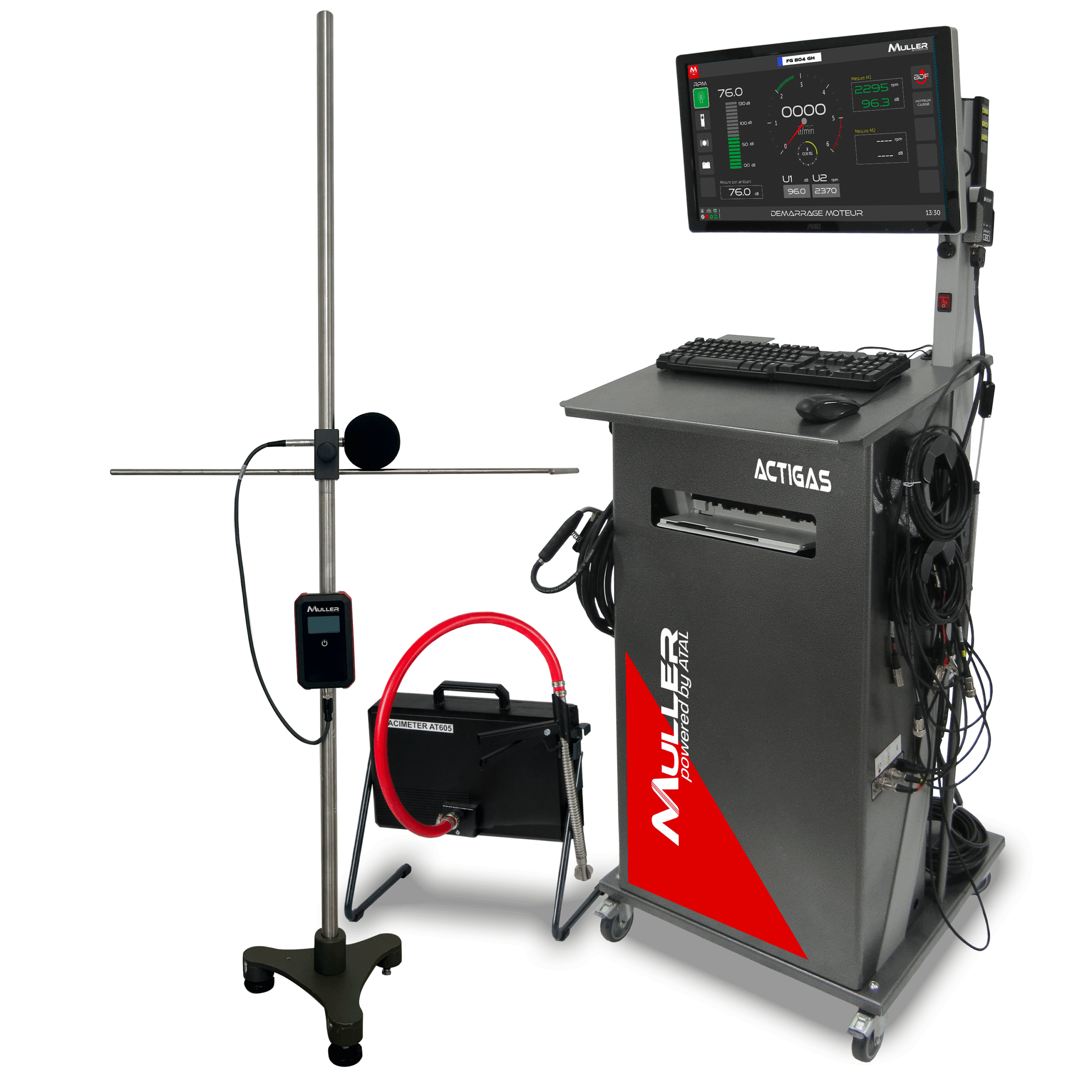 Sound level meter class 2 for 2/3 wheelers, quads vehicle inspection ...