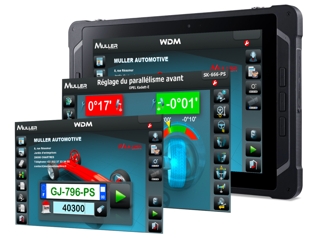 Géométrie connectée CCD mobile - Muller Automotive