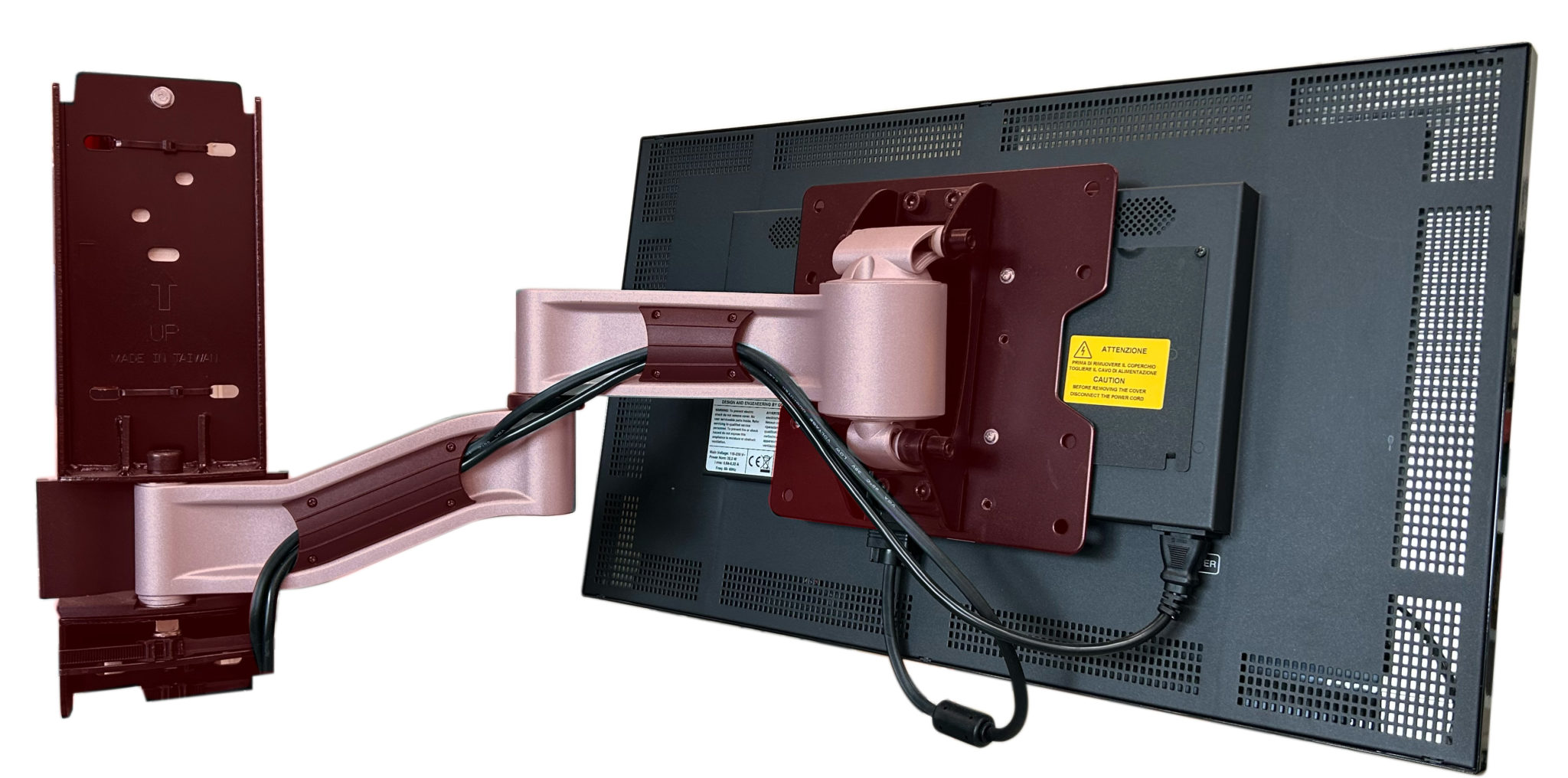Wall support for screen - Muller Automotive